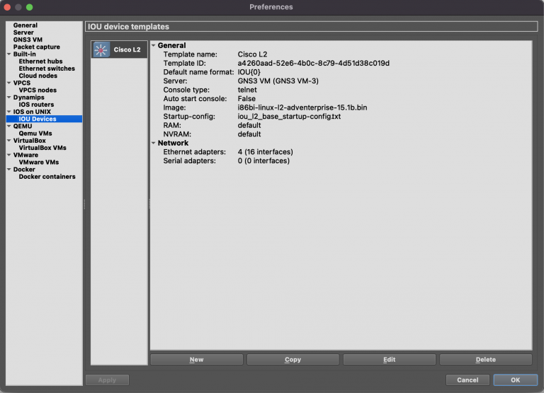 GNS3: Cisco IOU License activation – TechBlog